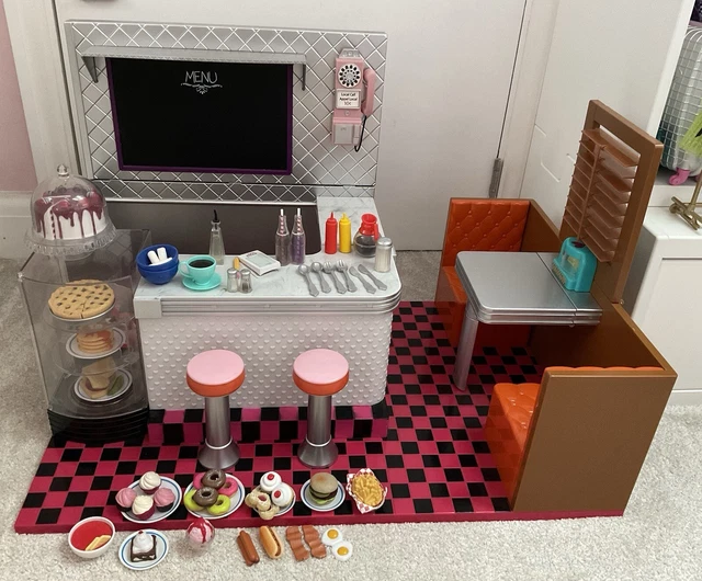 OUR GENERATION BITE to Eat Retro Diner with Accessories £50.00 ...