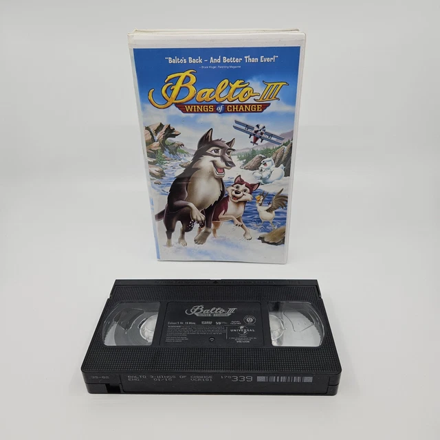 BALTO 3: WINGS Of Change (VHS, 2005, Clamshell) Rare Late Release $59. ...