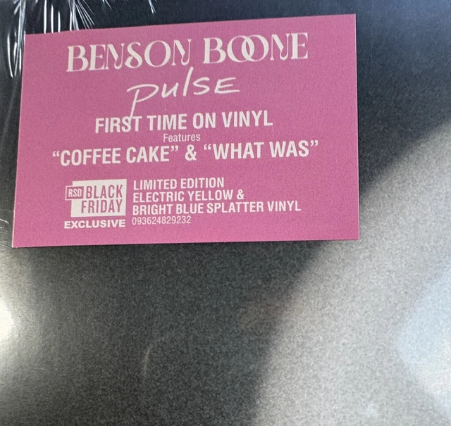 BENSON BOONE “PULSE” Rsd Black Friday 2025 Splatter Vinyl £50.10 ...