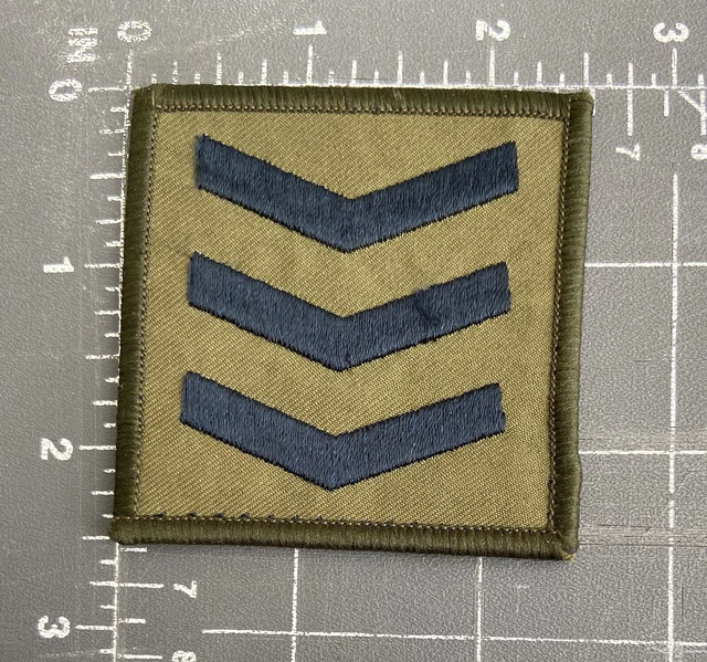 BRITISH ROYAL ARMED Forces Military Army RAF Sergeant Rank Chevron Patch Badge £6.58 - PicClick UK