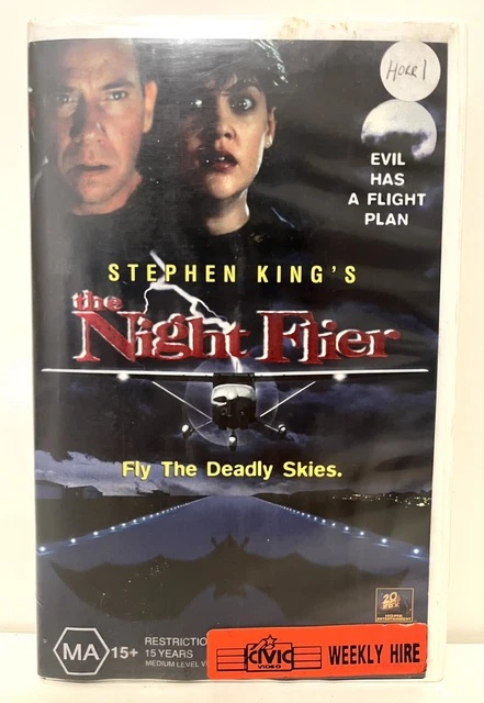 THE NIGHT FLIER [VHS] 20th Century Fox Video 1997 Ex-Rental Tape ...