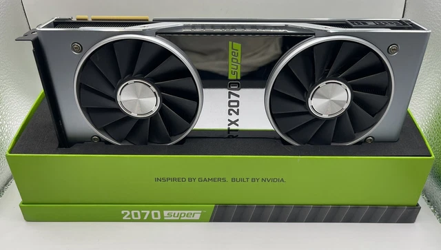 NVIDIA GEFORCE RTX 2070 Super 8GB GDDR6 FOUNDERS EDITION GPU NO BOX ...