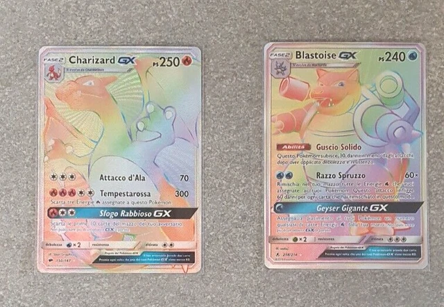 CHARIZARD GX HYPER + Blastoise Gx Hyper EUR 170,00 - PicClick IT