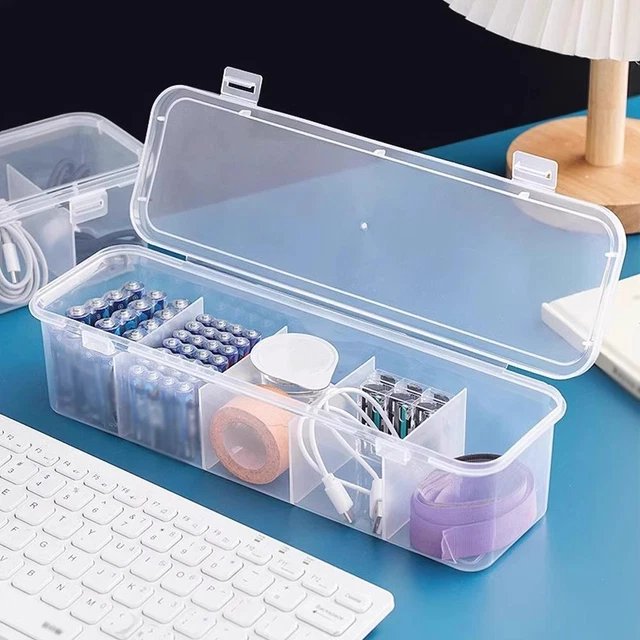 CABLE ORGANIZER STORAGE Box with 5 Wire Ties,Desktop Cable Management ...