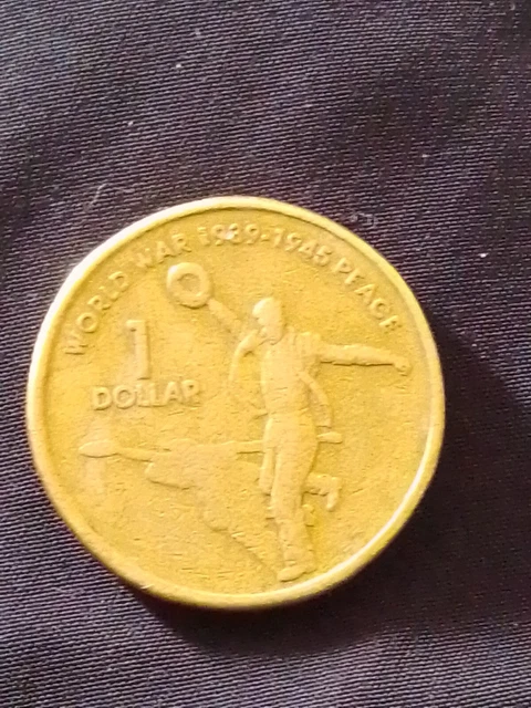 2005 AUSTRALIAN $1 One Dollar Coin World War Wwii 1939-1945 Peace Rare ... 2005 AUSTRALIAN $1 One Dollar Coin World War Wwii 1939-1945 Peace Rare ...