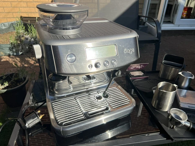 SAGE THE BARISTA Pro Espresso Coffee Machine - Brushed Stainless £300. ...