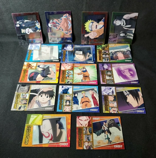LOT 2002 NARUTO Trading Card CCG Panini Way of The Ninja 4 Foil Cards ...