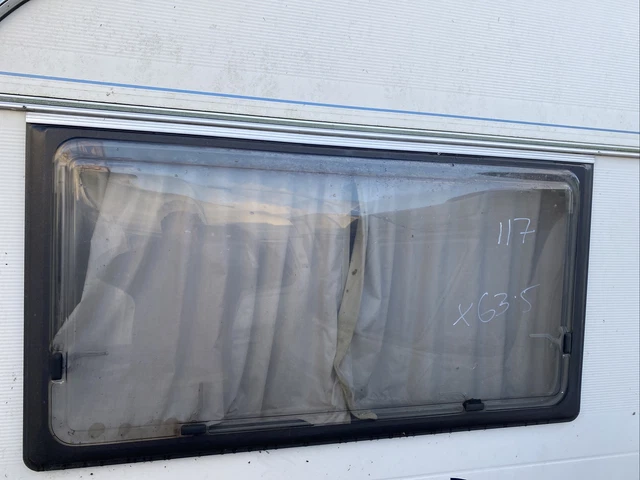 SWIFT CARAVAN WINDOW / Abi/ Abbey Sprite/ 117cmx 63.5 Cm. Will Fit ...