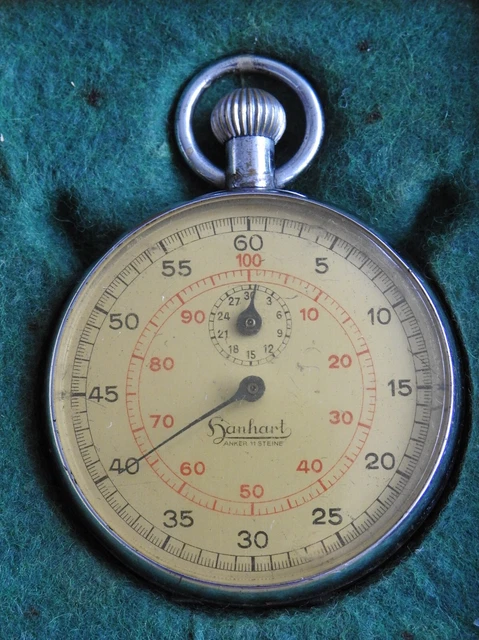 WWII GERMAN BATTLESHIP U-Boat Timer STOPWATCH HANHART KRIEGSMARINE: 103 ...