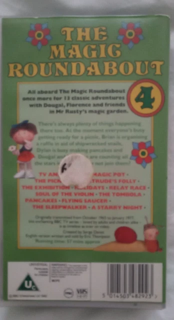 THEMAGIC ROUNDABOUT VHS Video £4.00 - PicClick UK