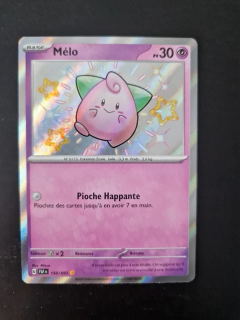 CARTE POKÉMON MELO shiny ultra rare 150/091 EV4.5 destinées de paldéa ...