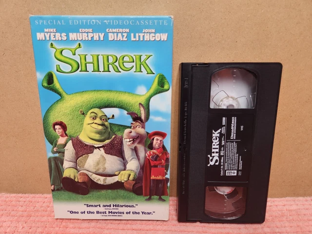 2001 SHREK VHS Tape Shrek Big Box VHS Tape Dreamworks Shrek VHS Tape ...
