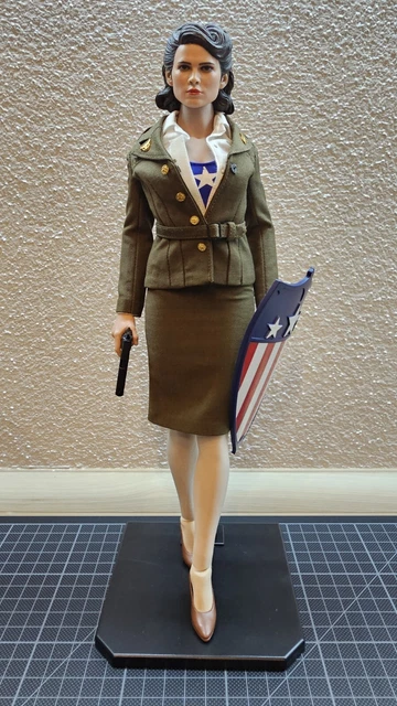 1/6 AGENT PEGGY Carter Captain America Hybrid Kitbash TBLeague Super ...