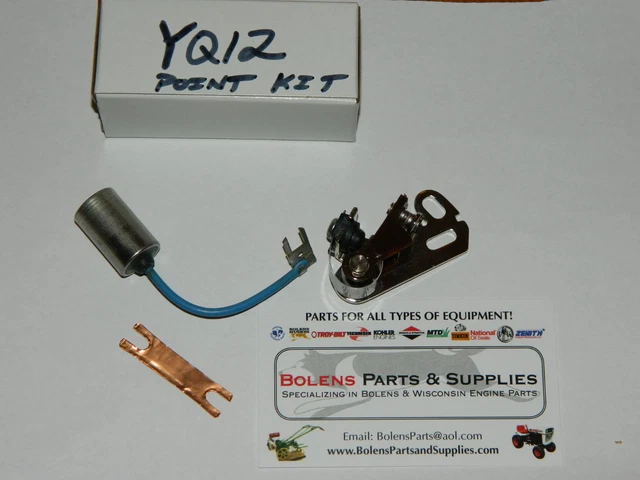 BOLENS /WISCONSIN/ ENGINE Points Set YQ12 YQ-12 S8D,TR10D,TRA10D $46.00 ...
