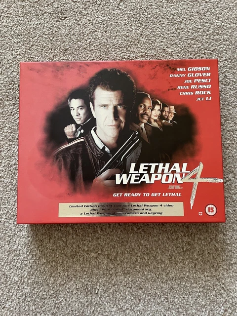 Lethal Weapon 4 Boxset Like New Includes Vhs Tape Mini Camera And Key