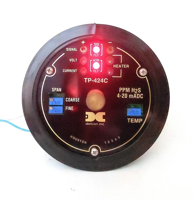 DETCON TP-424C PPM H2S 4-20 Madc Surveillance Capteur EUR 173,68 ...