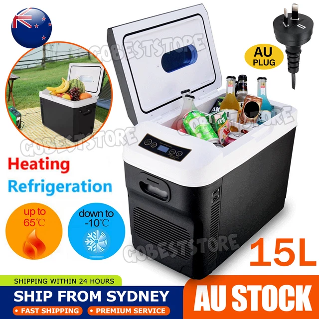 15L 12V/24/240V CENTRE Console Fridge Freezer Portable Travel Camping ...