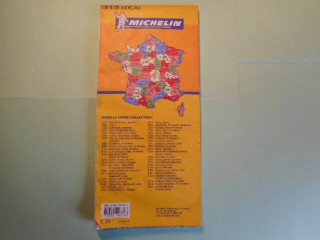 MICHELIN CARTE 315 Bas Rhin Haut Rhin Ter De Belfort 2002 Maps Karte ... MICHELIN CARTE 315 Bas Rhin Haut Rhin Ter De Belfort 2002 Maps Karte ...