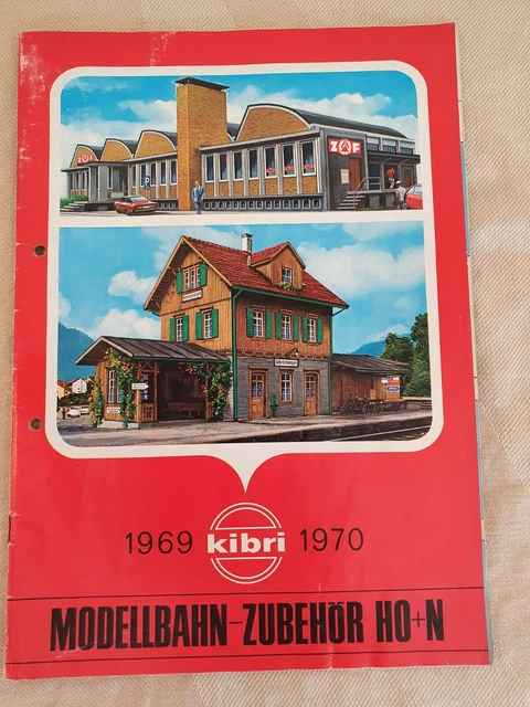 KIBRI MODELLBAHN- ZUBEHÖR- Katalog 1969 / 1970 für H0 und N, Preise im Katalog EUR 4,99 ...