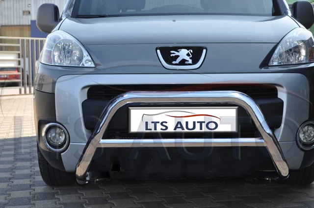 CITROEN BERLINGO PEUGEOT Partner Chrome Nudge A-Bar Bull Bar 2008-2015 ...