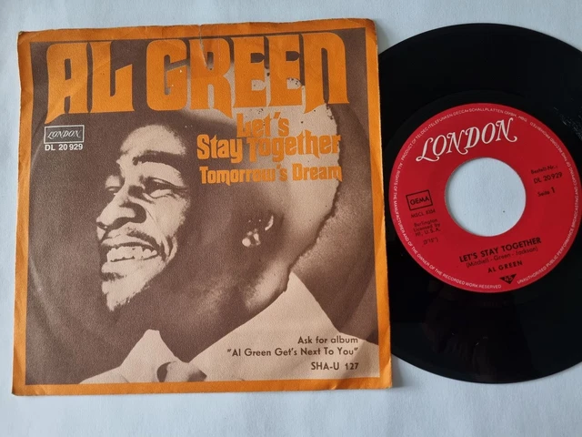 AL GREEN - Let's stay together 7'' Vinyl Germany/ OV zu Tina Turner EUR ...