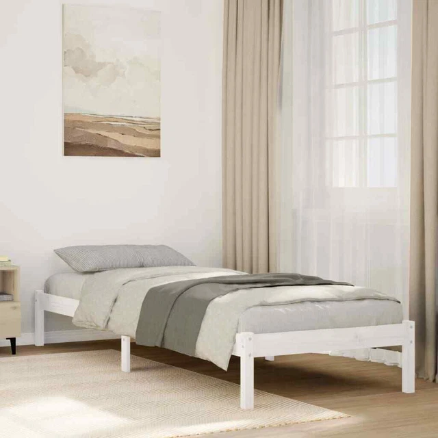 CADRE DE LIT extra long sans matelas 90x220 cm bois massif pin EUR 169 ...