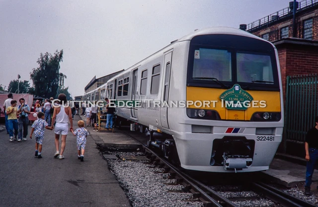 ORIGINAL RAILWAY SLIDE: New Class 322 EMU 1990 (Now Scrapped) 25/49/6 £ ...