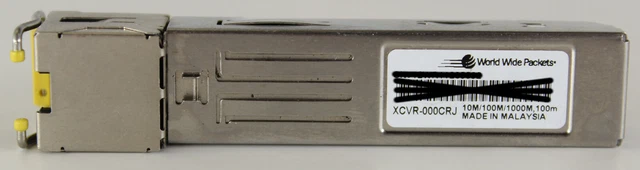 WORLD WIDE PACKETS XCVR-000CRJ ABCU-5710RZ-WP1 RJ45 SFP Transceiver ...