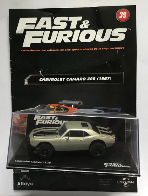 FAST AND FURIOUS - Chevrolet Camaro Z28 (1967) EUR 18,00 - PicClick FR