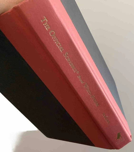 THE OFFICIAL SCRABBLE Word-Finder Schackner Blackdog & Leventhal 1998 ...