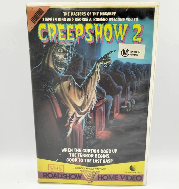 CREEPSHOW 2 ORIGINAL Horror VHS Video Tape Original Cover Big Box Shell ...