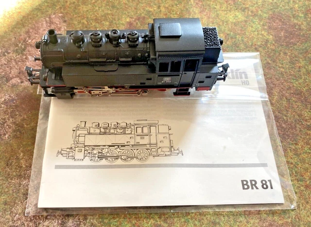 MARKLIN BR81 STEAM Loco 81 002 Marklin Dcc Fitted With Manual, Delta ...