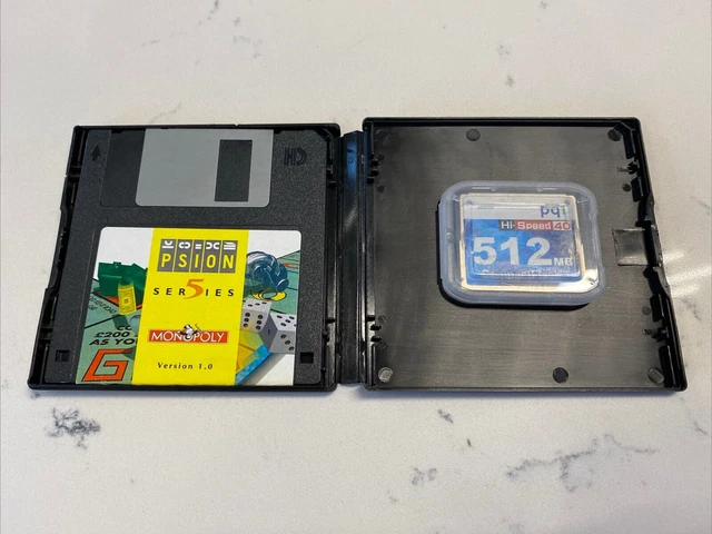 PSION MONOPOLY 3.5” Disk & CF Card for 5mx with Games, Emulators ...