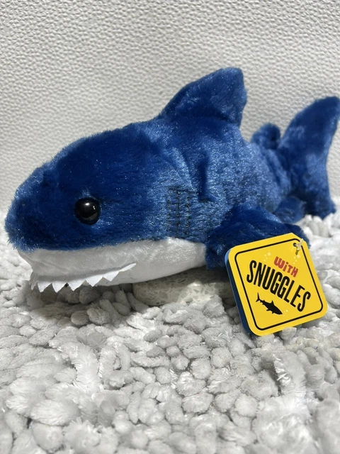CARD FACTORY WITH Snuggles Great White Shark Soft Plush Toy 13” £12.00 ...