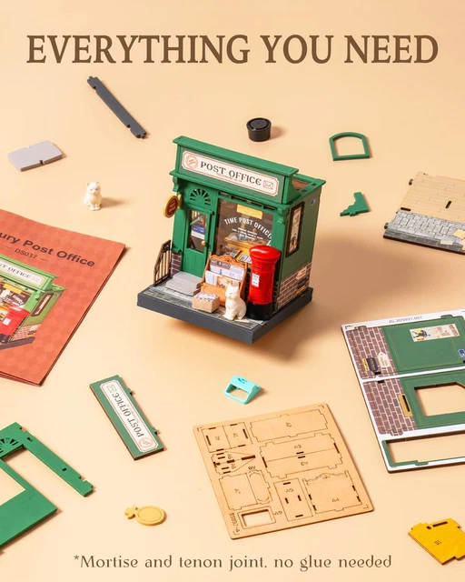 ROLIFE DIY MINIATURE House Kit Model Kits for Adults to Build Home Desk ...