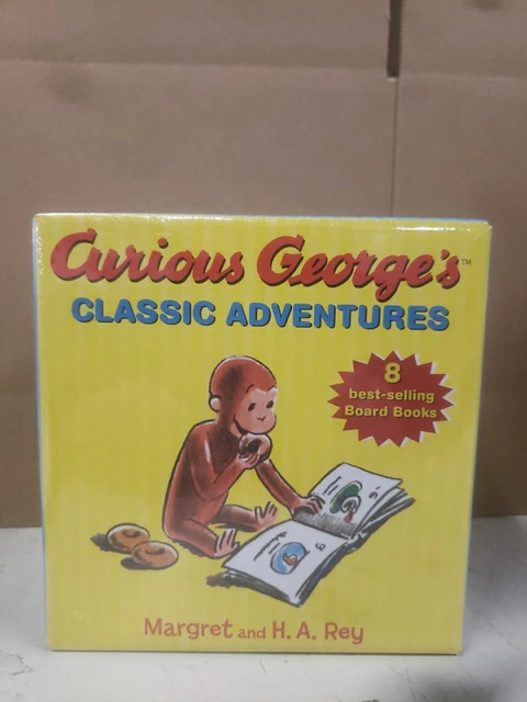 CURIOUS GEORGE'S CLASSIC Adventures: 8 Board Book Box Set by Margret ...