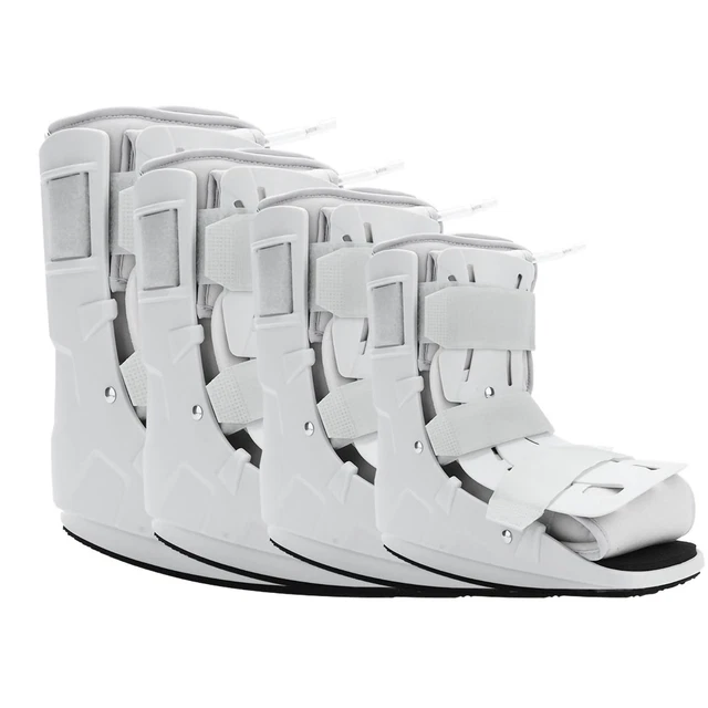 FOAM PNEUMATIC WALKING Boot Ankle Strap Support Foot Orthosis Plantar ...