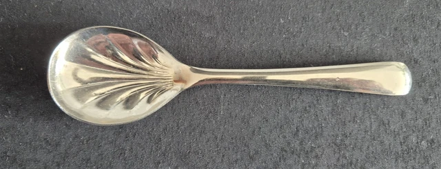 VINTAGE 1950S MAYELL Silver Plate Scalloped Style Spoon Jam / Honey ...