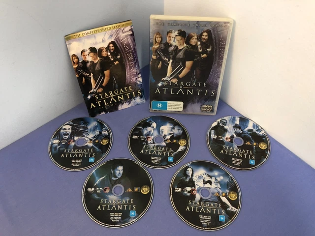 STARGATE ATLANTIS 2004 TV Series Complete Season 3 DVD R4 with booklet ...
