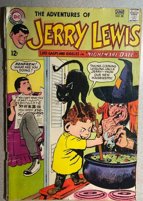 THE ADVENTURES OF JERRY LEWIS #88 (1965) DC Comics très bon état EUR 13 ...