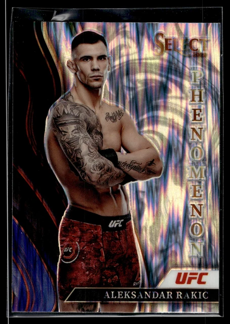 CARTE ALEKSANDAR RAKIC 2022 Panini Select UFC Phenomenon Flash Prizm ...