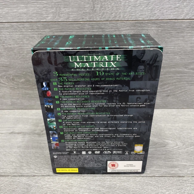 THE ULTIMATE MATRIX Collection - DVD 10-Disc Box Set 2004 - Keanu ...