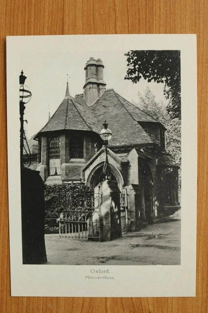 ENGLAND OXFORD 1900-1920 gatekeeper house entrance gate architecture 18 ...