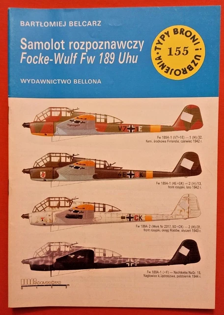 AIRCRAFT PROFILE PROFILEHEFT Typy Broni TBiU 155, Samolot Focke-Wulf Fw ...