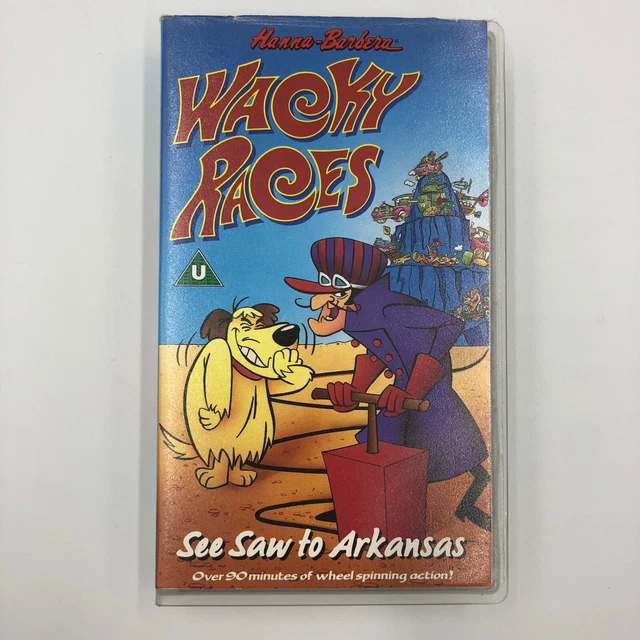 WACKY RACES SEE Saw To Arkansas Hanna Barbera Pal Vhs Video £6.00 ...