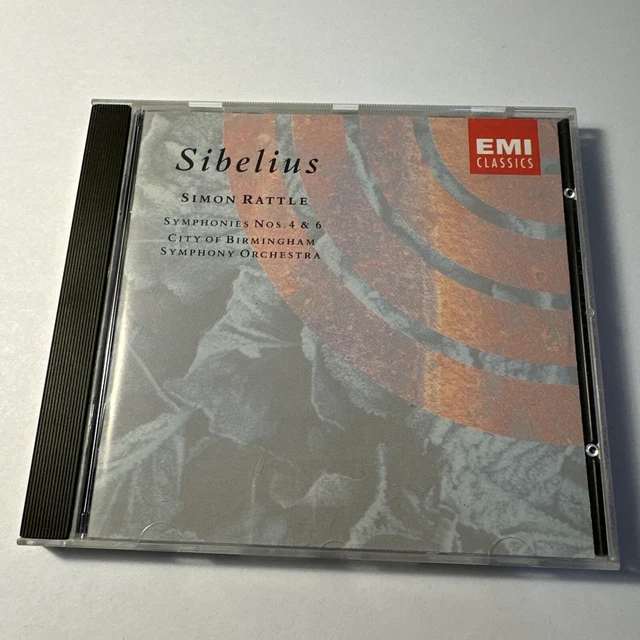 SIBELIUS, JEAN : Sibelius: Symphonies Nos 4 & 6 CD / EMI Holland 1991 $8.45 - PicClick AU