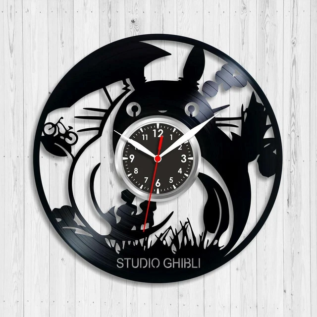 OROLOGIO DA PARETE Studio Ghibli vinile disco orologio decorazione ... OROLOGIO DA PARETE Studio Ghibli vinile disco orologio decorazione ...