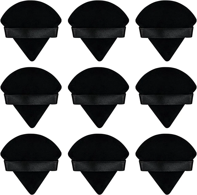 9PCS TRIANGLE POWDER Puffs, Face Makeup Puff for Body Loose Powder ...