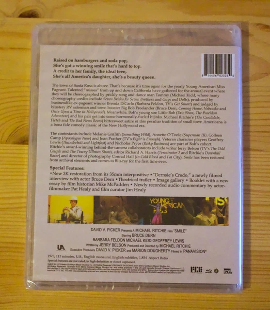 SMILE BLU-RAY FUN City Editions Michael Ritchie Bruce Dern Brand New ...