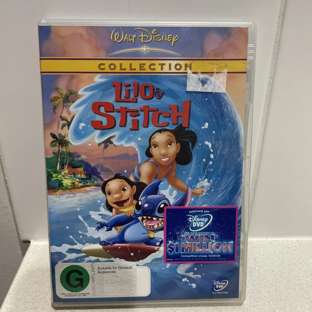 LILO & STITCH DVD 2001 Adventure Animation Childrens Walt Disney Region ...